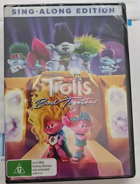 TROLLS BAND TOGETHER (DVD) | Sing-Along Edition | Brand New Sealed $19. ...