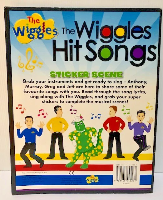 THE WIGGLES HIT Songs Sticker Scene Activity Book 2011 Originals ...