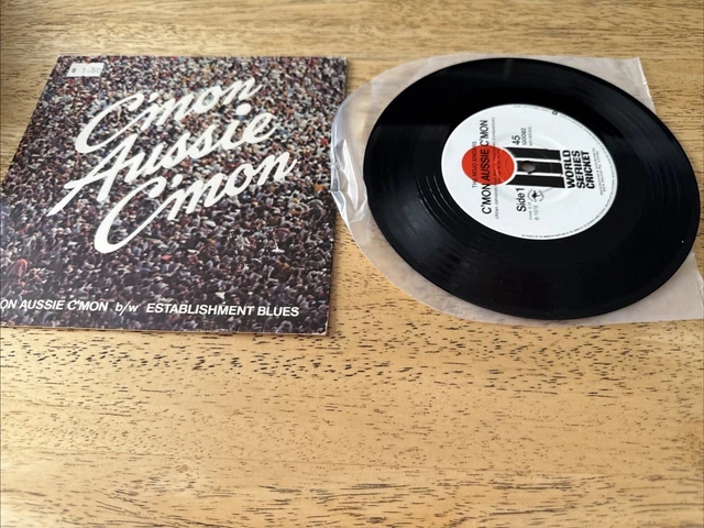 WORLD SERIES CRICKET C'mon Aussie C'mon Vintage 1978 Single Record ...