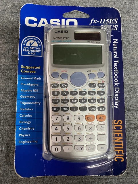 CASIO FX-115ES PLUS Scientific Natural Textbook Display Calculator New ...