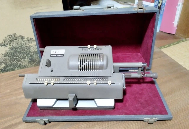 HAND MECHANICAL CALCULATOR Antique calculating machine Rare ship from ...