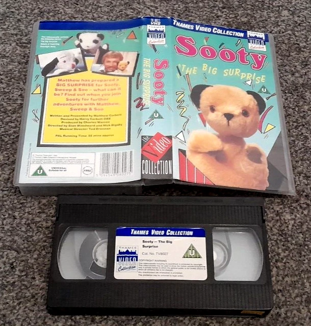 SOOTY THE BIG Surprise Thames Video Matthew Sweep Pal Vhs Video Kids ...