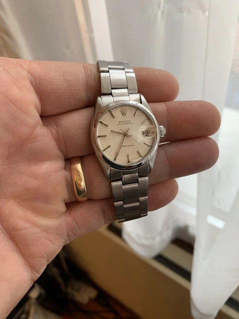 ROLEX PRECISION REF 6466 Steel Rare EUR 2.498,00 - PicClick FR