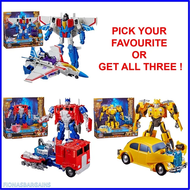 TRANSFORMERS AUTOBOTS UNITE Nitro - Bumblebee Optimus Prime Starscream ...