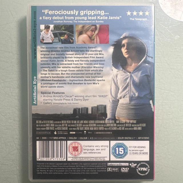 FISH TANK DVD (2010) Michael Fassbender, Arnold (DIR) Free Postage £3. ...