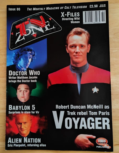 TV ZONE CULT TV Sci Fi Magazine Issue 80 July 1996 Doctor Who X-Files ...