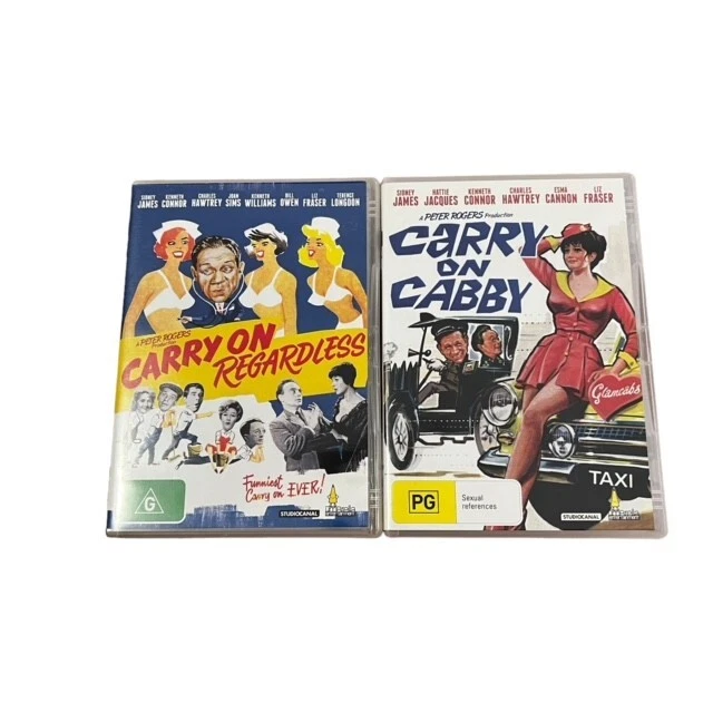 THE CARRY ON Collection Carry On Cabby/Carry On Regardless Region 4 ...