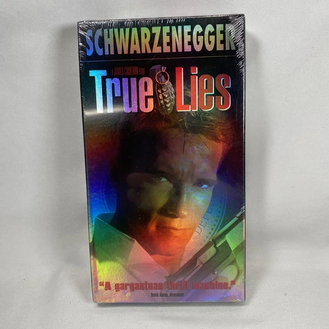 TRUE LIES VHS Arnold Schwarzenegger New Sealed Watermark Movie Video ...