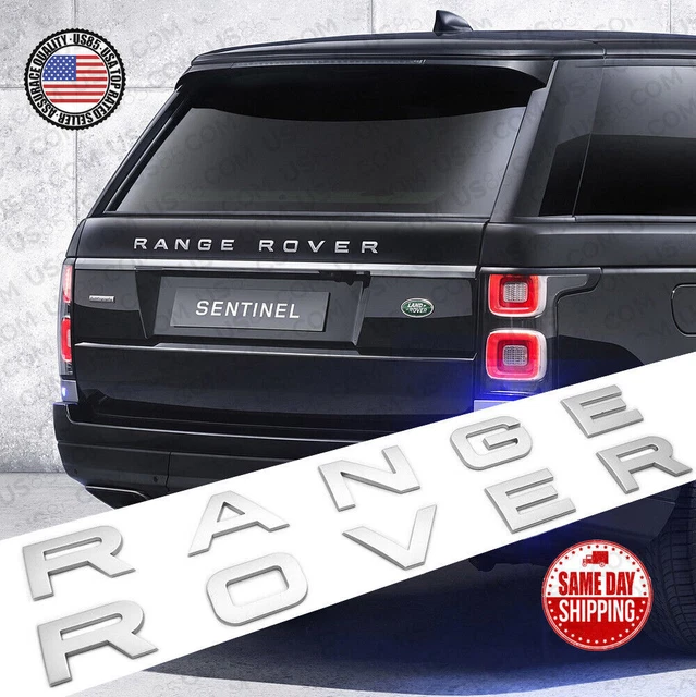 FOR RANGE ROVER Rear Liftgate Logo OEM Emblem Letters Badge Sport White ...