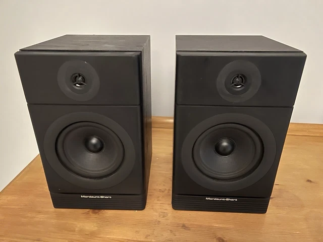 MORDAUNT SHORT MS 3.10 Bookshelf Speakers Black Ash, Pair In Great ...