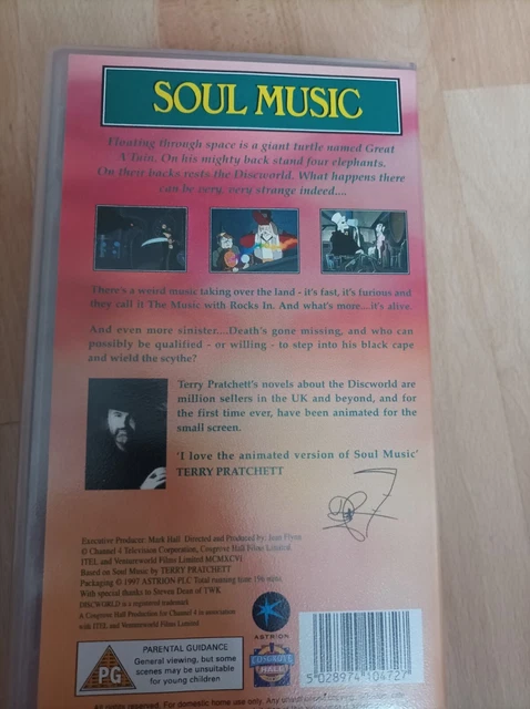 SOUL MUSIC FROM Terry Pratchett's Discworld (VHS, 1997) EUR 11,75 ...