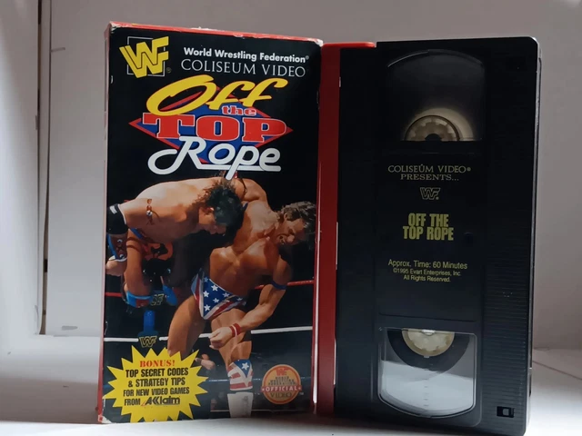WWF - OFF the Top Rope (VHS, 1995) Coliseum Video Wrestling WWE WCW ...