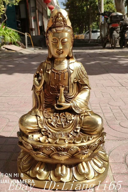 15 &TIBET BUDDHISMUS Messing Sitz Shakyamuni Amitabha Kwan-yin Statue Set EUR 899,00 - PicClick DE