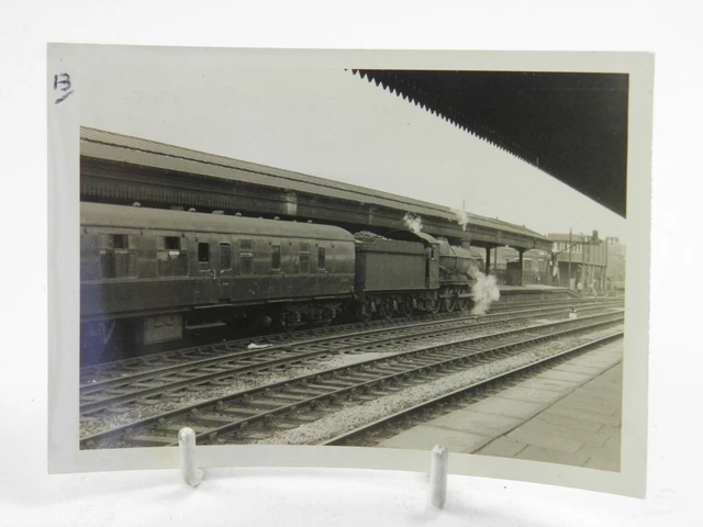 VINTAGE REAL PHOTOGRAPH GWR Conyngham Hall 6937 Snow Hill railway train ...