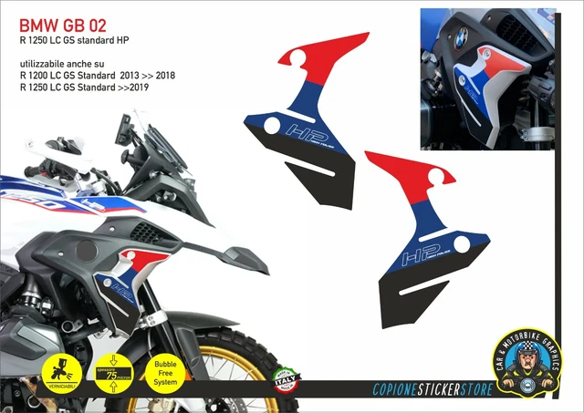 ADHESIVOS TAPAS LATERALES Aluminio Moto BMW R 1250GS LC Estándar HP ...