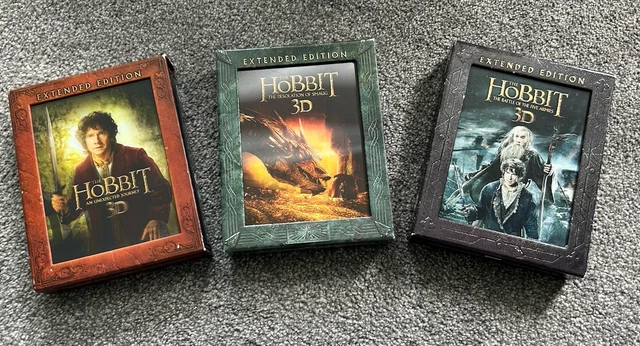 The Hobbit Trilogy Extended Edition 3d Blu Ray Collection With