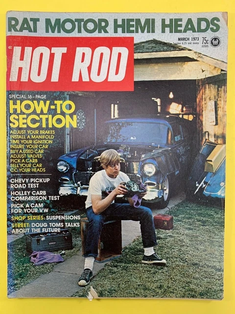 MAGAZINE HOT ROD Mar 1973 - Moteur Rat Têtes Hemi - Test Route Pickup ...
