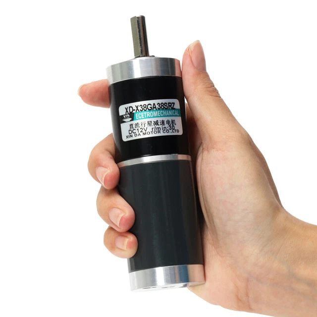 10W PLANETARY GEARED Motor DC 12V 24V Reduction High Torque Reversible ...