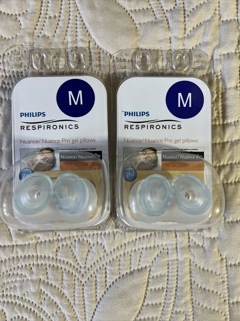 NASAL PILLOWS MEDIUM Phillips Respironics Nuance Pro Gel Pillow Cushion ...