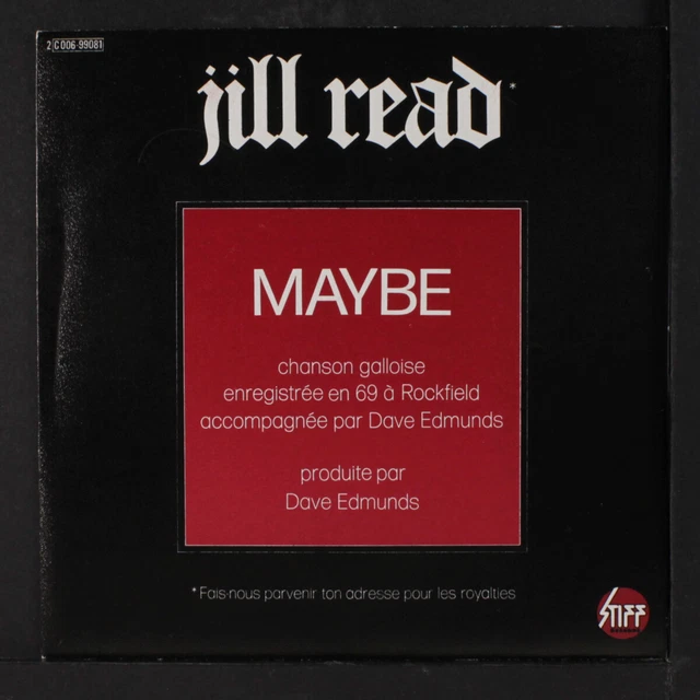 JILL READ / Takeaways : Peut-Être / Nourriture Stiff Records 7" Simple ...