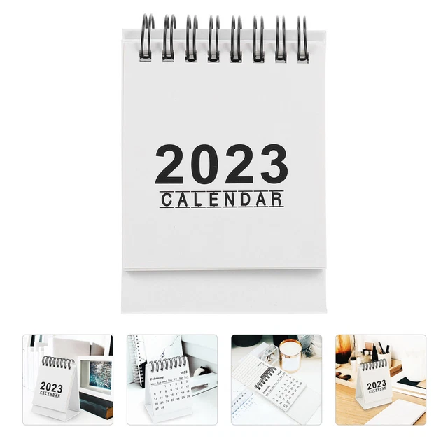 SMALL CALENDAR 2023 Desk 2023 Mini Desk Calendar White Desks ...