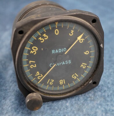 WW2 RCAF ROYAL Canadian Air Force Radio Compass Aircraft Instrument estate plane £148.26 ...