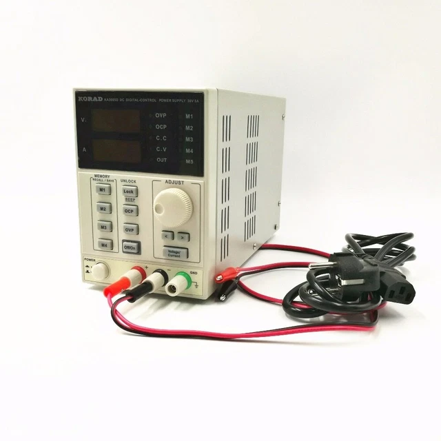PRECISION ADJUSTABLE DIGITAL Programmable Laboratory DC Power Supply ...