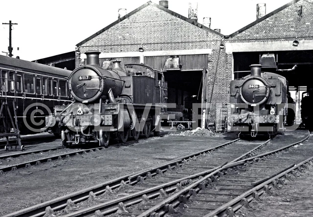 RAILWAY PHOTOGRAPH 6X4 GWR 6117 Slough 1963. £2.95 - PicClick UK