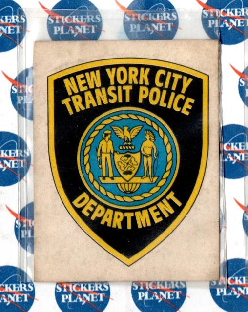 FIGURINA PANINI'S STICKERS 1979 New York City Transit Police Department ...