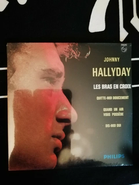 JOHNNY HALLYDAY - Les Bras En Croix - Quitte Moi Doucement - Cd Single ...