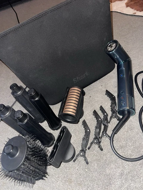 SHARK FLEXSTYLE TEAL 5-in-1 Air Styler Hair Dryer HD450TLUK £260.70 ...