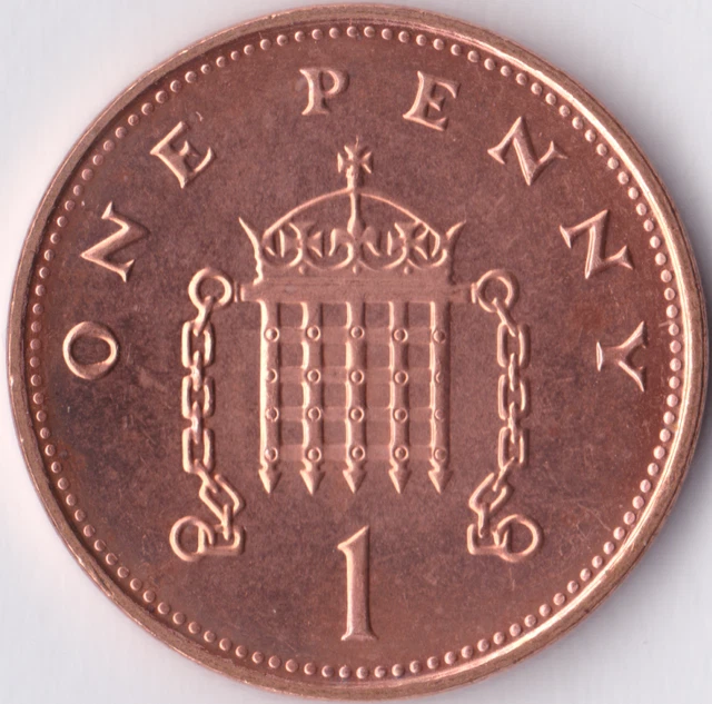 1998 1P UN Penny Moneta Non Circolata Royal Mint Singola Senza ...