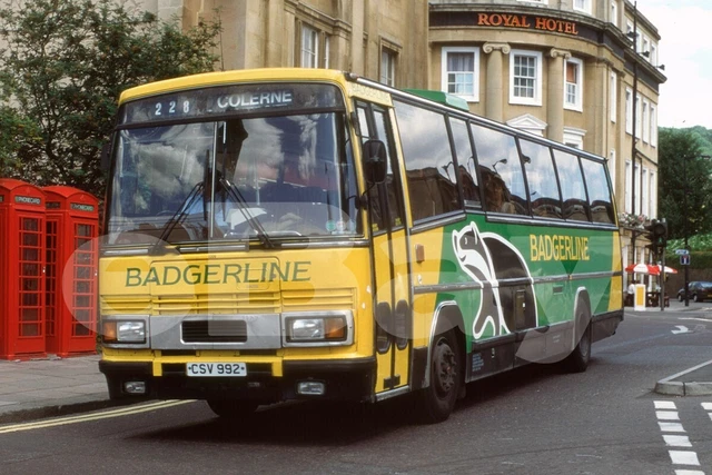 BUS PHOTO - Badgerline Bath CSV992 Leyland Tiger Plaxton Paramount 3200 ...