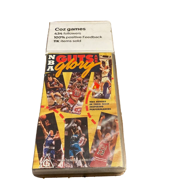 NBA GUTS AND GLORY - BASKETBALL VIDEO - VHS Australian Release Pal ...