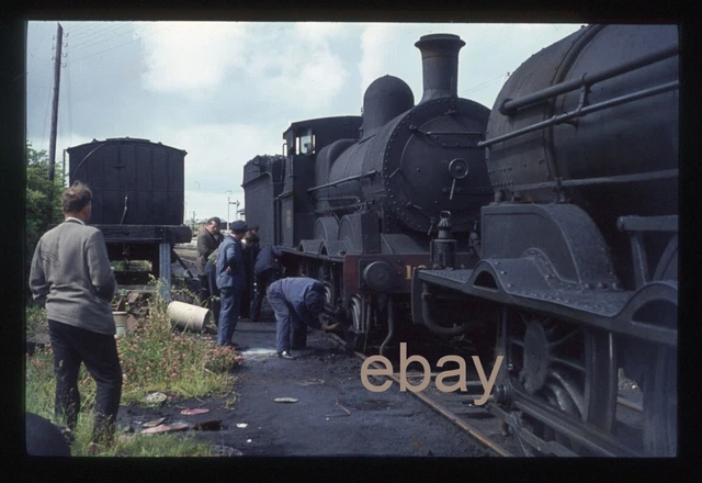 ORIGINAL 35MM SLIDE- Irish Railways - 186 at Claremorris w/ rods off 10 ...