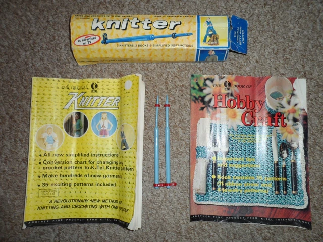 VINTAGE 1970S THE ORIGINAL BETTY ANN KNITTER K-TEL KNITTER CROCHET £15. ...