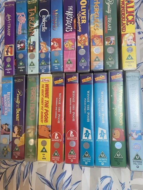 TWENTY X WALT Disney VHS video tape cassettes Animated classics £15.00 ...