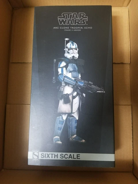 FIGURINE SIDESHOW STAR Wars ARC Clone Trooper Echo Phase II Armor 1/6 ...