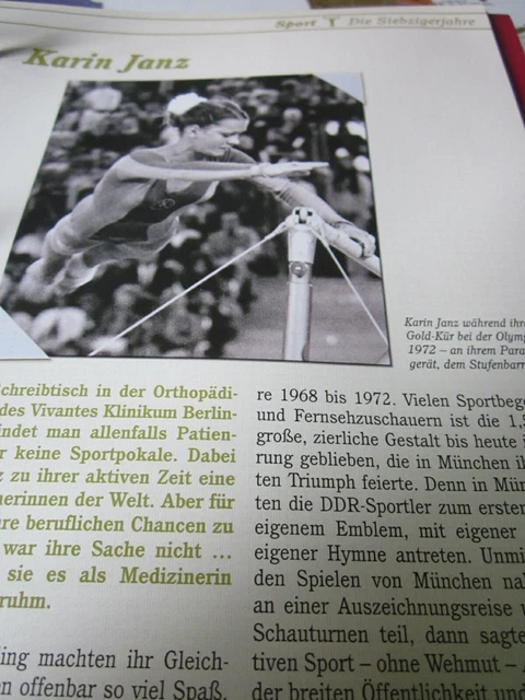 DAS WAR DIE DDR N Sport Die Siebziger Jahre Karin Janz Turnerin EUR 3 ...