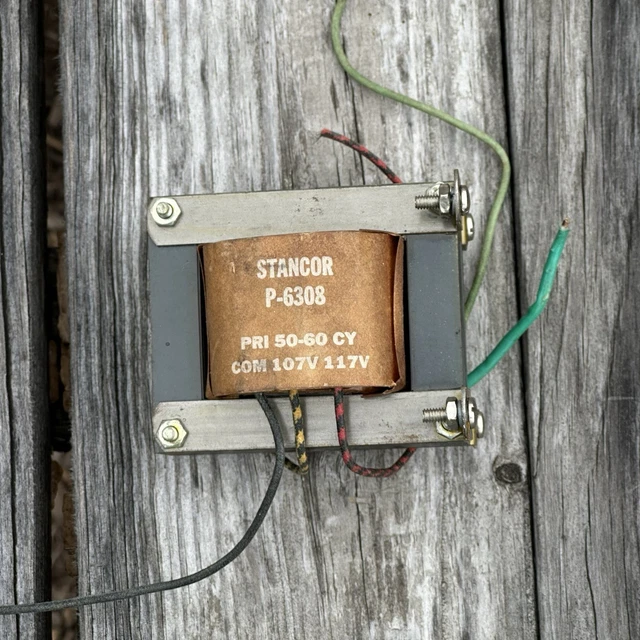 VINTAGE STANCOR P-6308 6.3VCT 10A Filament Power Transformer Tube Amp ...