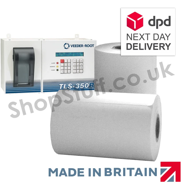 BOX OF 20 ROLLS - for the VEEDER-ROOT TLS-350R 57x40 Thermal Paper ...