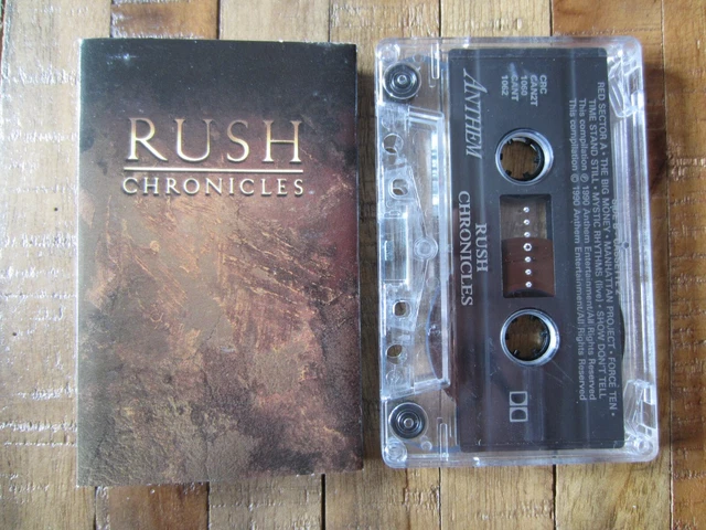 RUSH '90 GREATEST HITS original ANTHEM cassette CHRONICLES TAPE TWO 2 ...