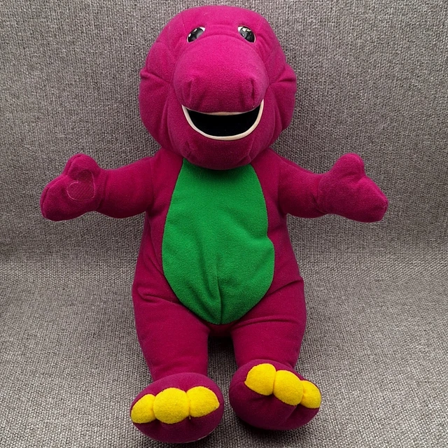 BARNEY - TALKING Soft Toy - Working £14.99 - PicClick UK