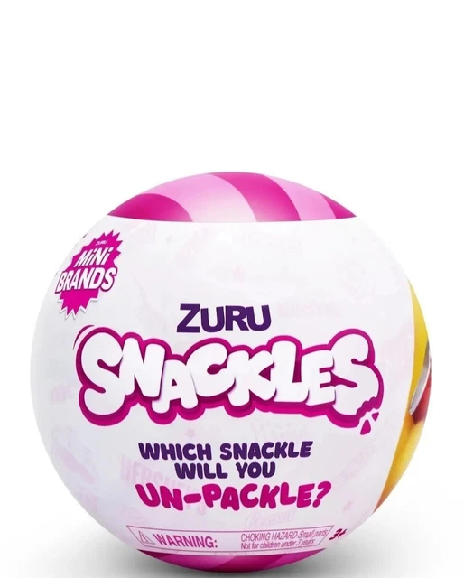ZURU SNACKLES PLUSH - Assorted One capsule Mini Brands/NEW £17.99 ...