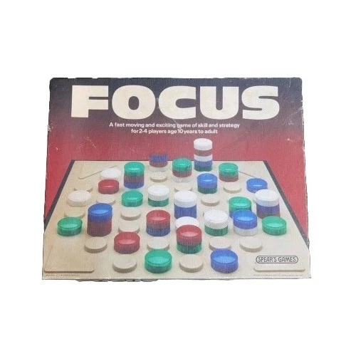 VINTAGE FOCUS STRATEGY Board Game Spears Games Complete £11.12 ...