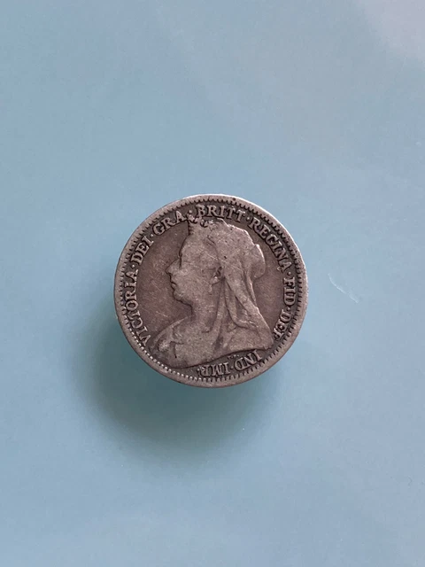 1901 SILVER 3 pence Coin, Queen Victoria, 925 Silver. Good Grade £3.00 ...