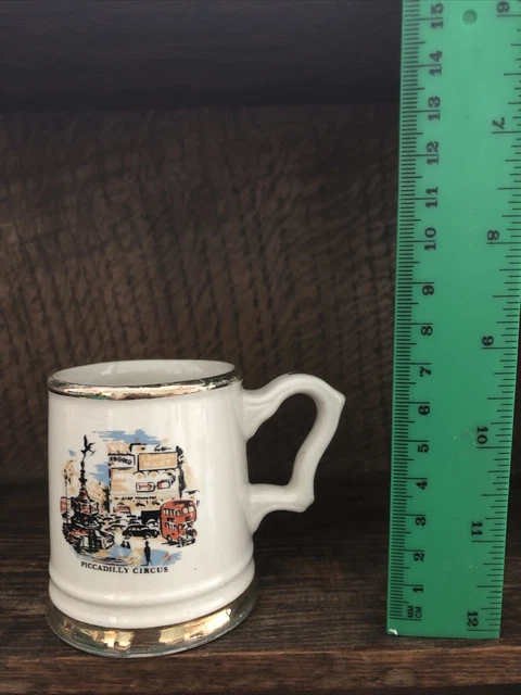 VINTAGE PRINCE WILLIAM Ware Beer Mug Made in England,Piccadilly Circus ...