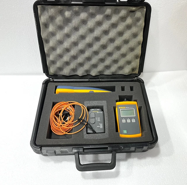 FLUKE FTK-100 MM Fiber Optic Loss Test Kit FM130-FOS 850/1300 ...