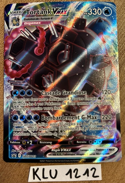 CARTE POKÉMON - Tortank VMAX SWSH103- Full Art Promo - Epée & Bouclier ...