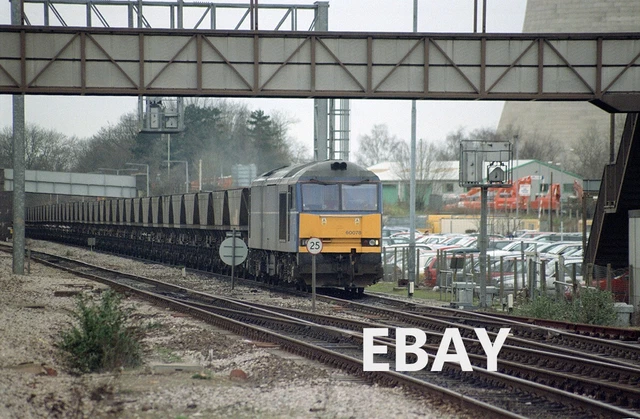 ORIGINAL 35MM COLOUR Railway Neg of Class 60 60078 at Didcot £1.25 ...